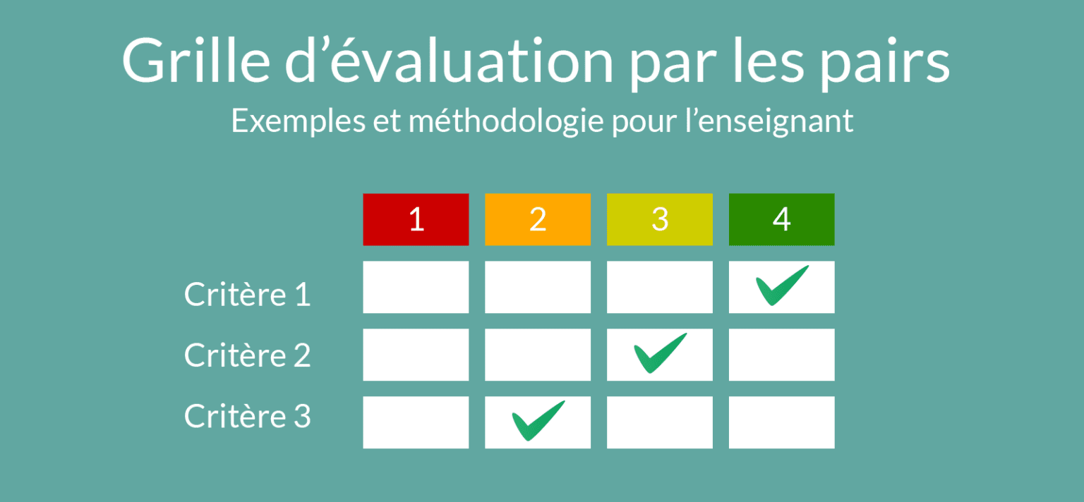Grille d’évaluation par les pairs : exemples et méthodologie pour l ... Grille d’évaluation par les pairs : exemples et méthodologie pour l ...
